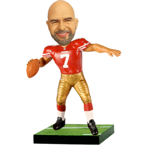 49ers Football Buddy Personalized Bobblehead