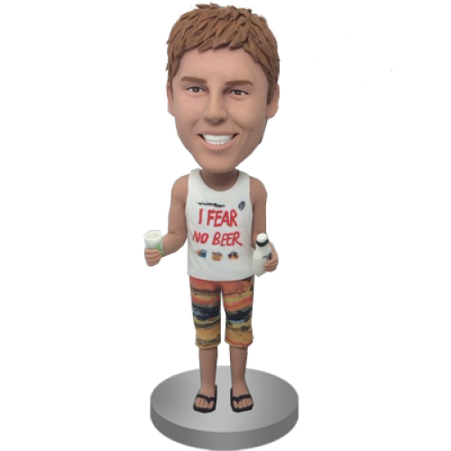 Custom Beer Man Bobble Head